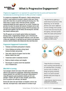 What is Progressive Engagement? - Building Changes