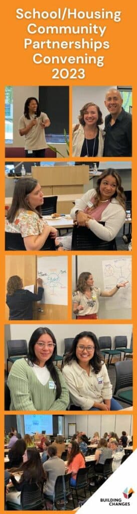 Convening supports strong school/housing partnerships - Building Changes